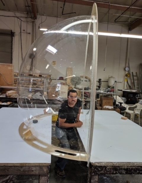 Plastic Domes and Spheres | Giant Snow Globes